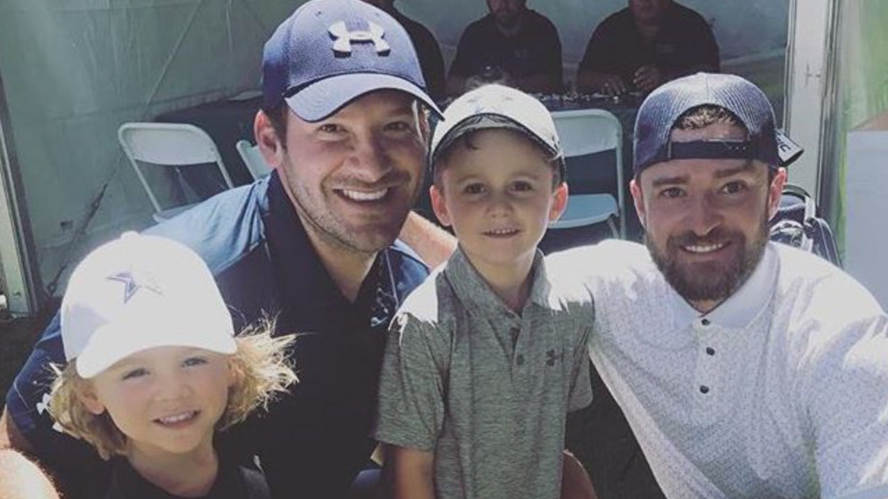 EXCLUSIVE: Tony Romo Talks Newborn Son and Pal Justin Timberlake ...