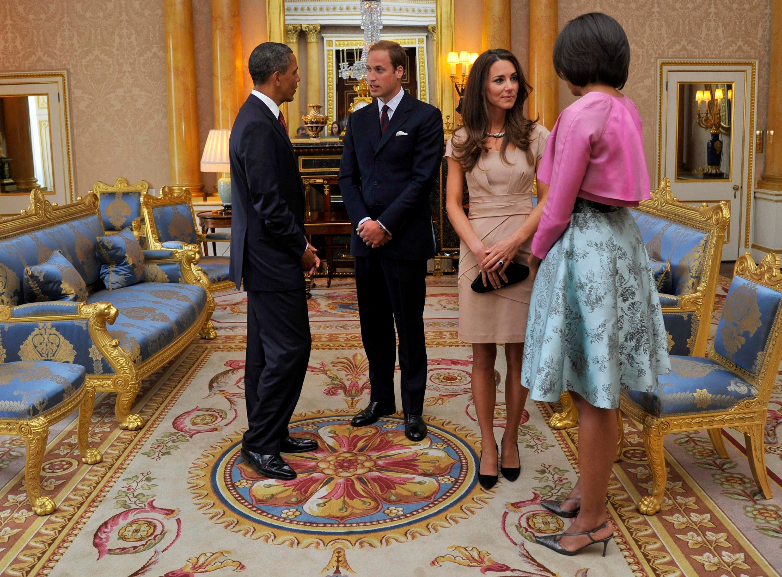 PICS: Prince William & Kate Middleton Meet President & First Lady Obama ...
