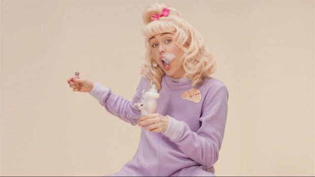 Miley Cyrus Wears a Diaper for Totally Crazy 'BB Talk' Music Video ...