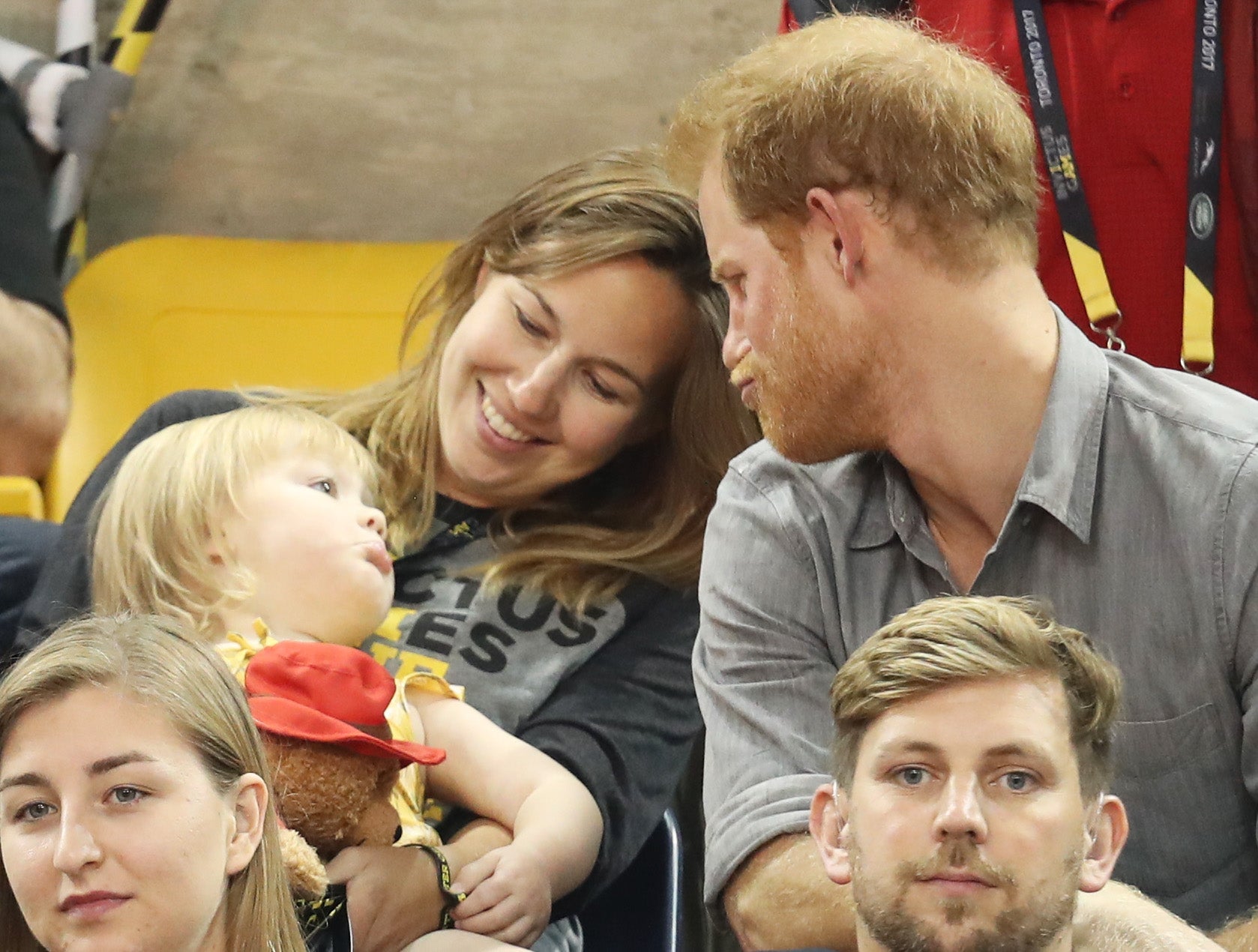 Prince Harry Makes the Cutest Faces at Adorable Toddler Who Steals His ...