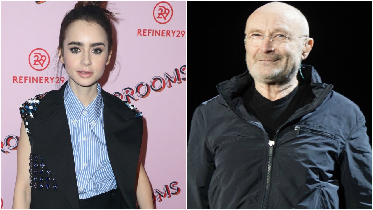 Lily Collins Phil Collins