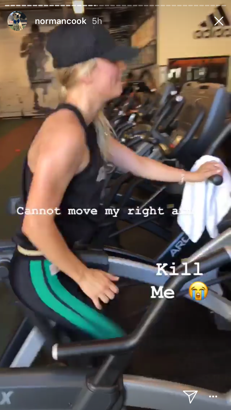 Kaley Cuoco Arms