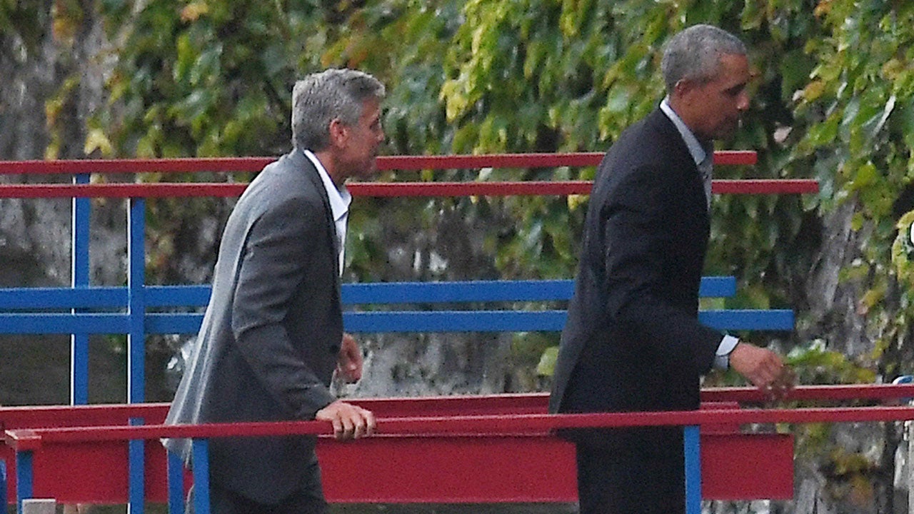 George Clooney Et Obama