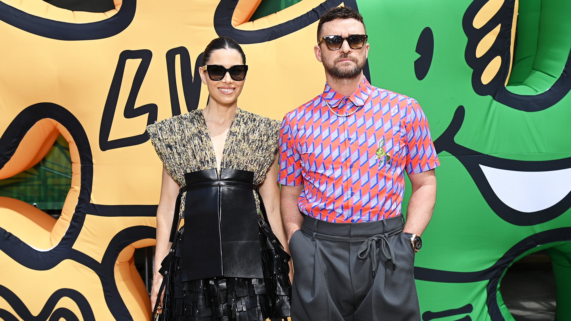Justin Timberlake and Jessica Biel’s Stylish Looks at Paris Fashion ...