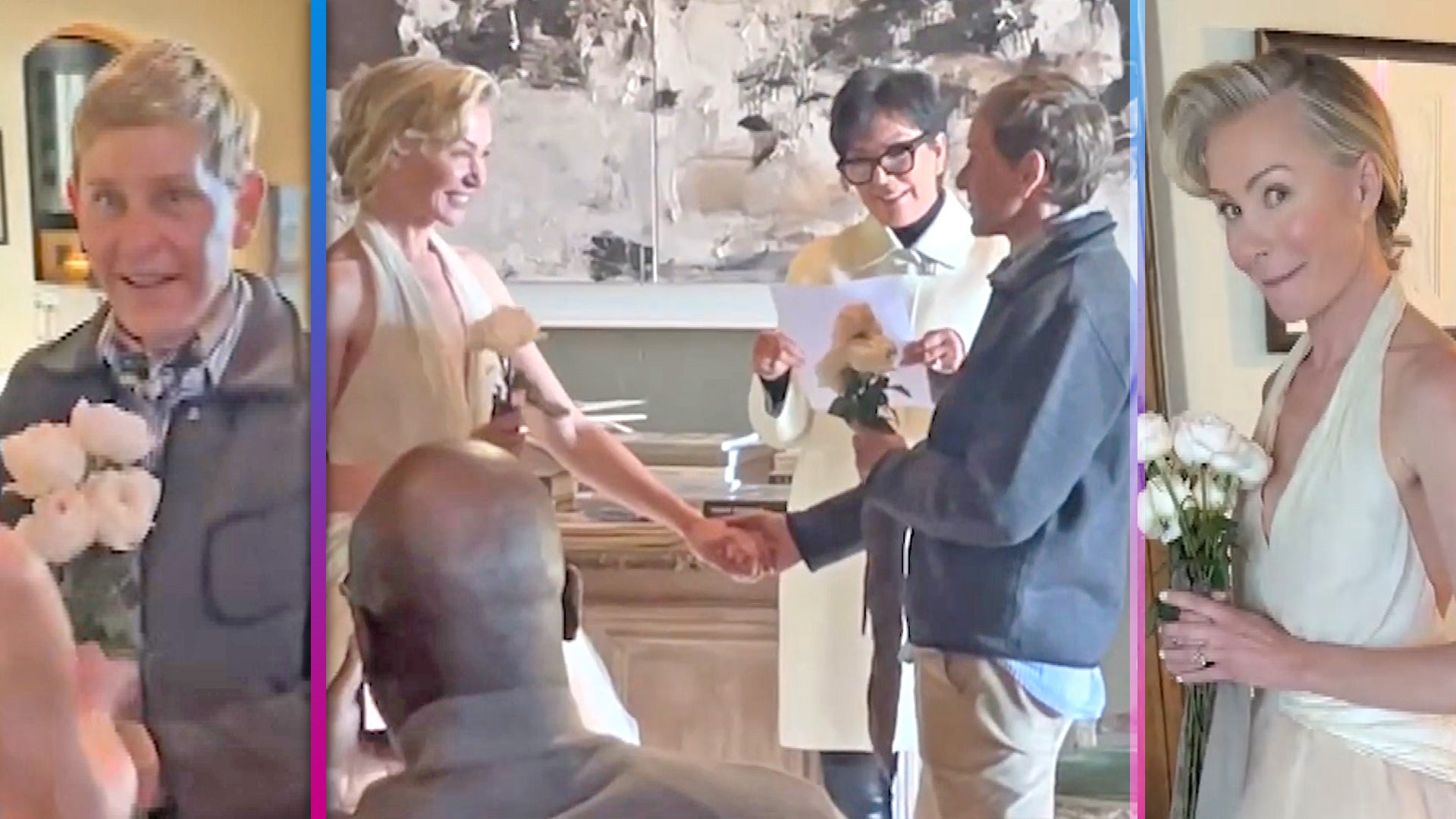 Portia De Rossi Wedding Dress Style