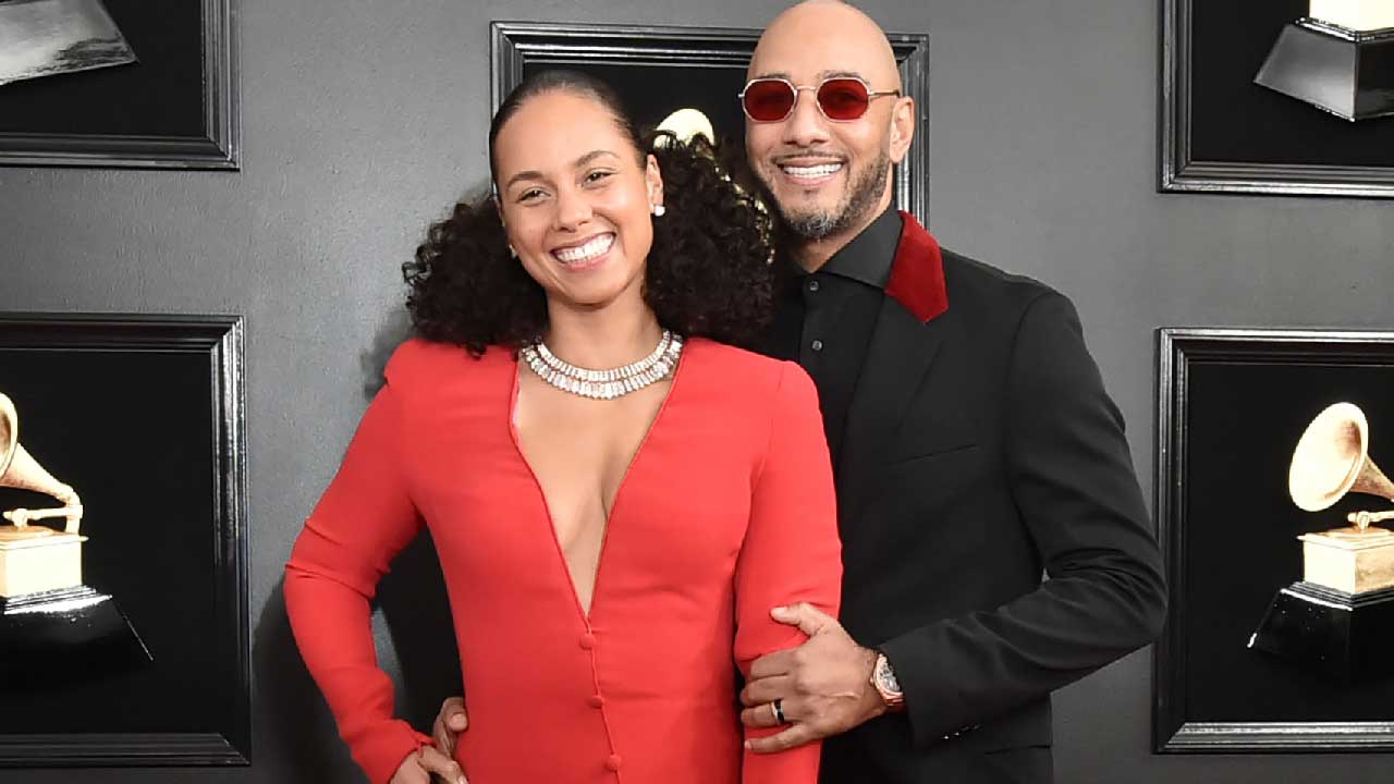 Swizz Beatz And Alicia Keys