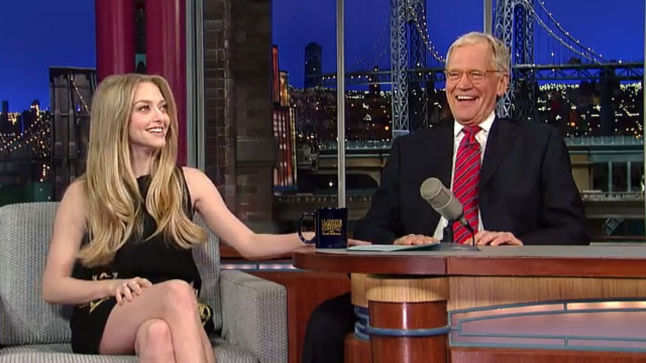 Amanda Seyfried Tells Letterman: 'I'm Drunk!' | Entertainment Tonight
