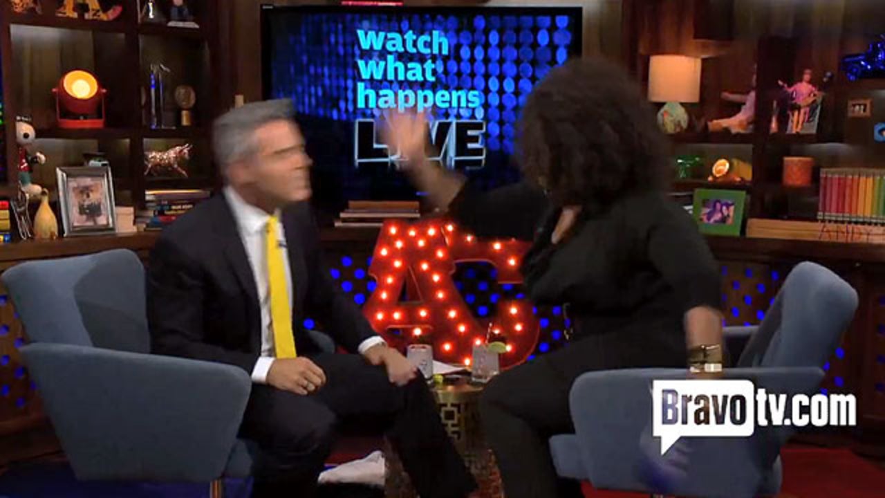 Oprah Recreates 'Butler' Slap on Andy Cohen | Entertainment Tonight