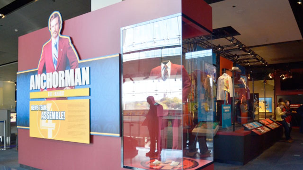 'Anchorman' in a Glass Case of Emotion at Newseum | Entertainment Tonight