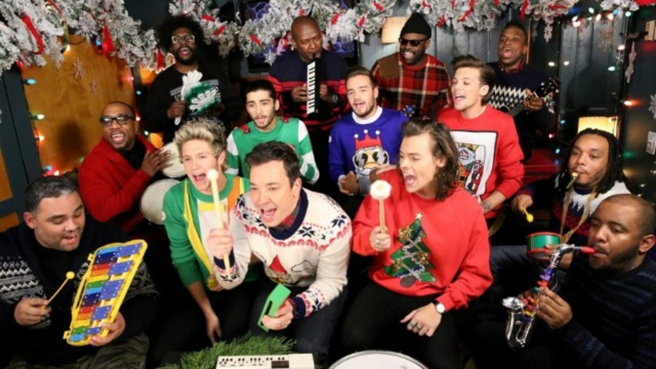 One Direction and Jimmy Fallon Sing a Christmas Classic With Classroom ...