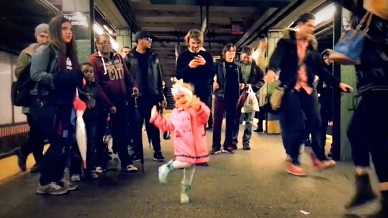 You Cannot Watch This Little Girl Start a Dance Party on the Subway and ...