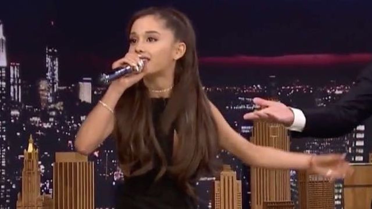 Ariana Grande Does Killer Celine Dion Impression on 'The Tonight Show ...
