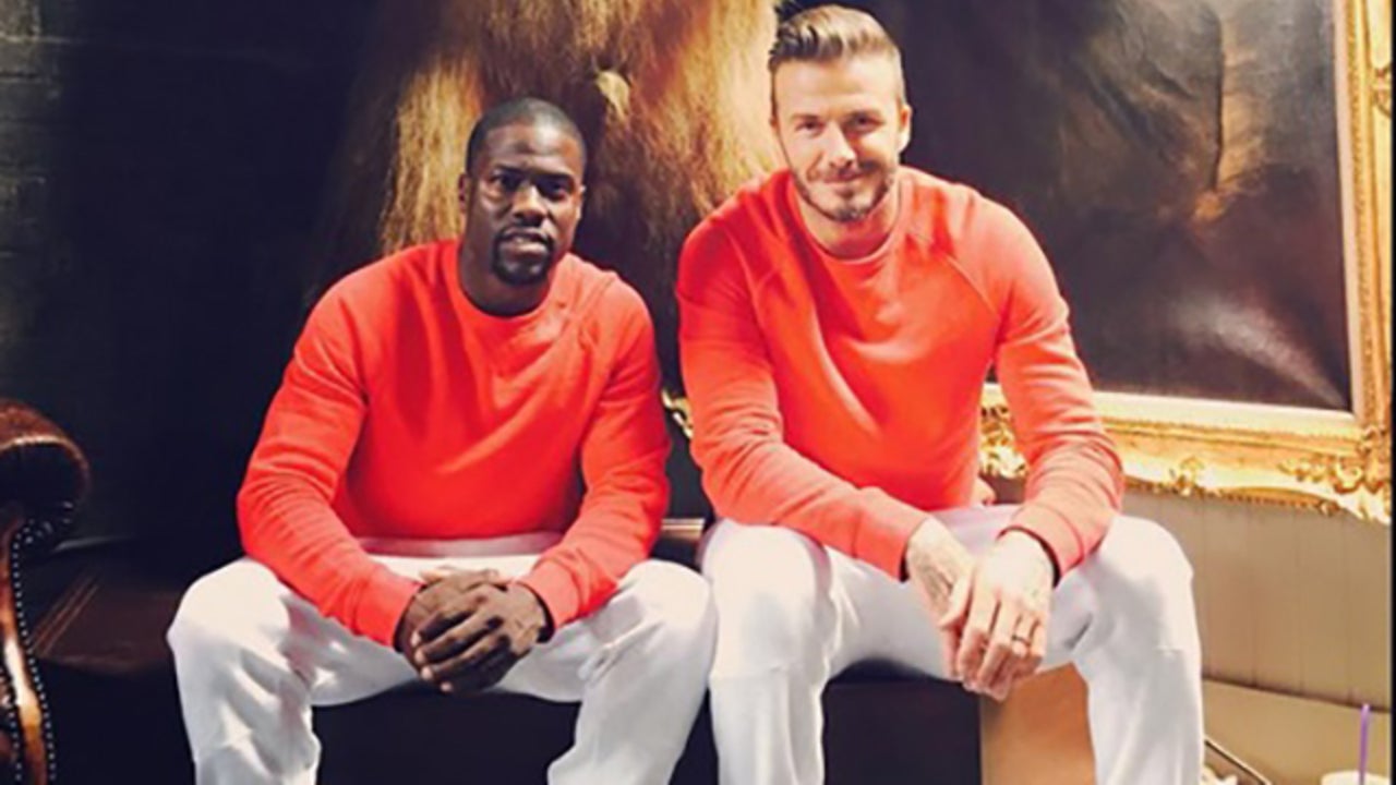 David Beckham and Kevin Hart Are Hilariously Twinning | Entertainment ...