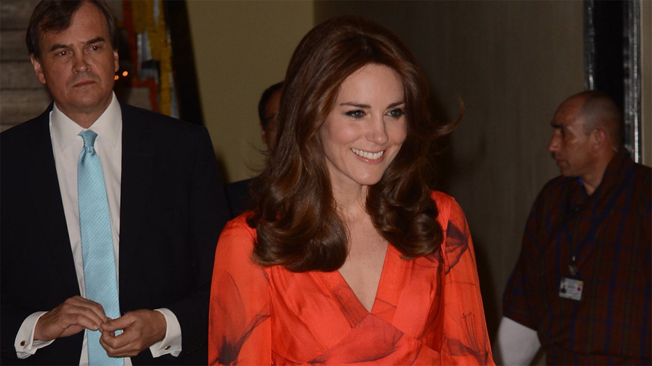 Kate Middleton Is Gorgeous in Stunning Orange Dress to Celebrate Last ...
