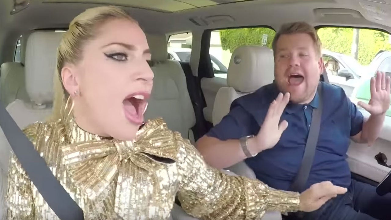 James Corden Models Some of Lady Gaga's Craziest Outfits in Incredible ...