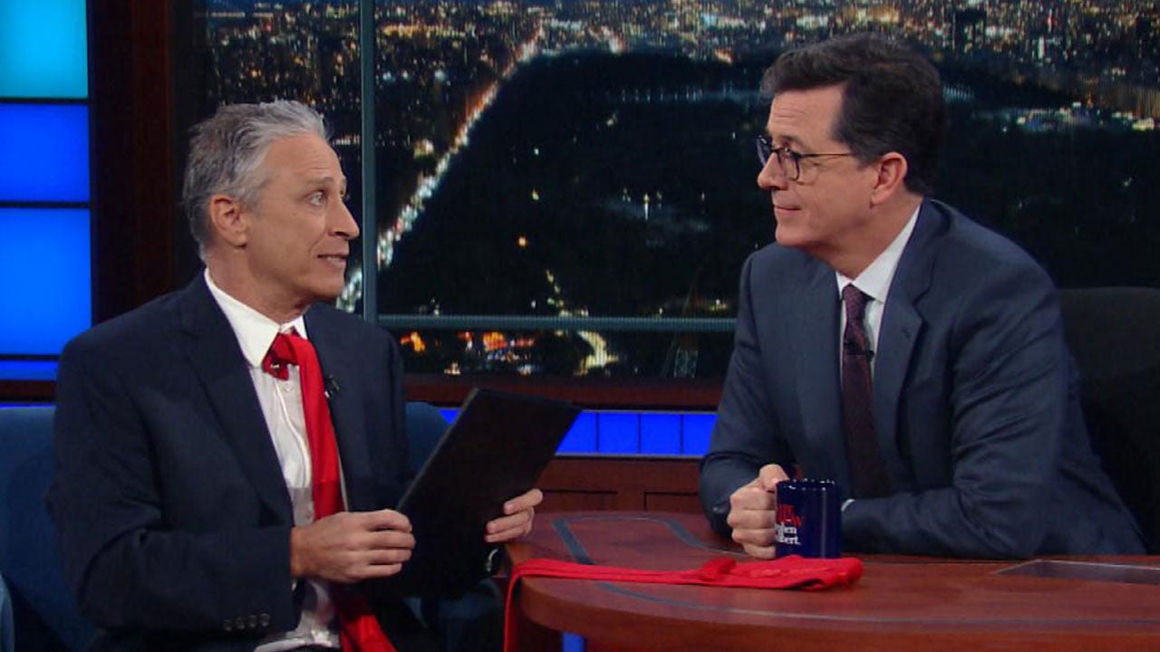 Jon Stewart Reunites With Stephen Colbert on 'The Late Show' for the ...