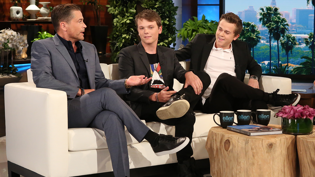 Rob Lowe's Sons Reveal How Their Dad Embarrasses Them: 'He's Like a Man ...