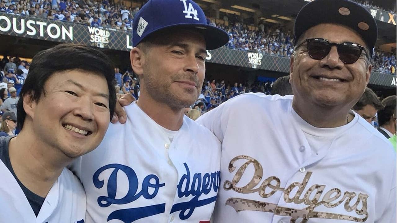 Celebs and Sports Legends Turn Out to Support the Los Angeles Dodgers ...