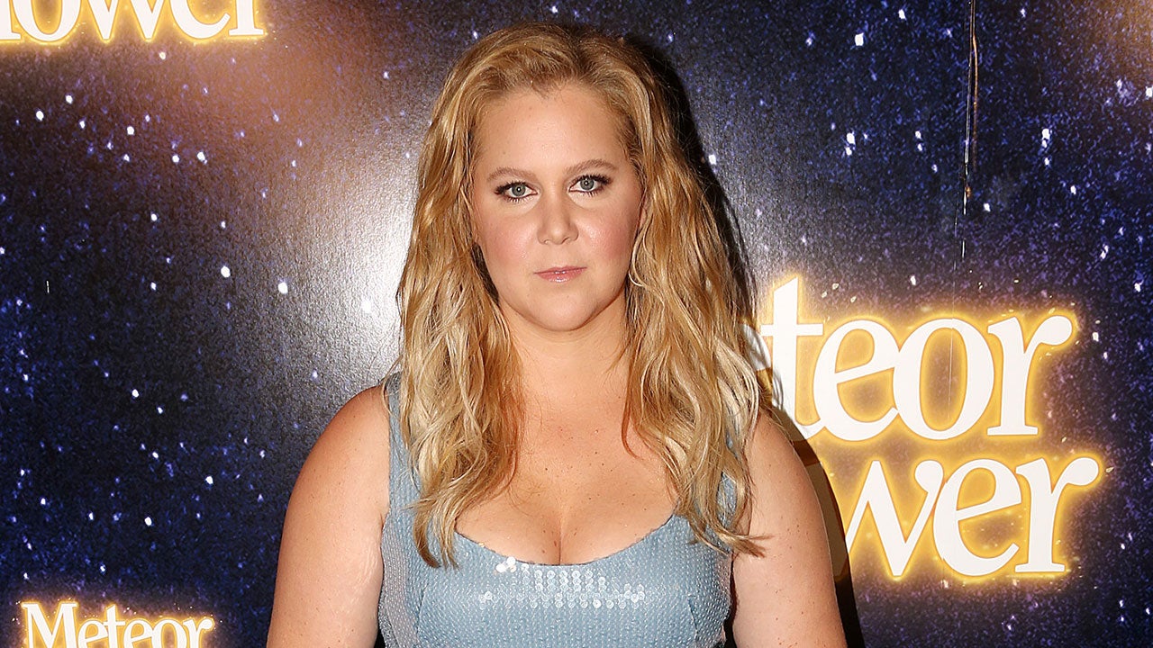 Amy Schumer Shines in Blue Sequin Gown at Opening of Her Broadway Debut ...