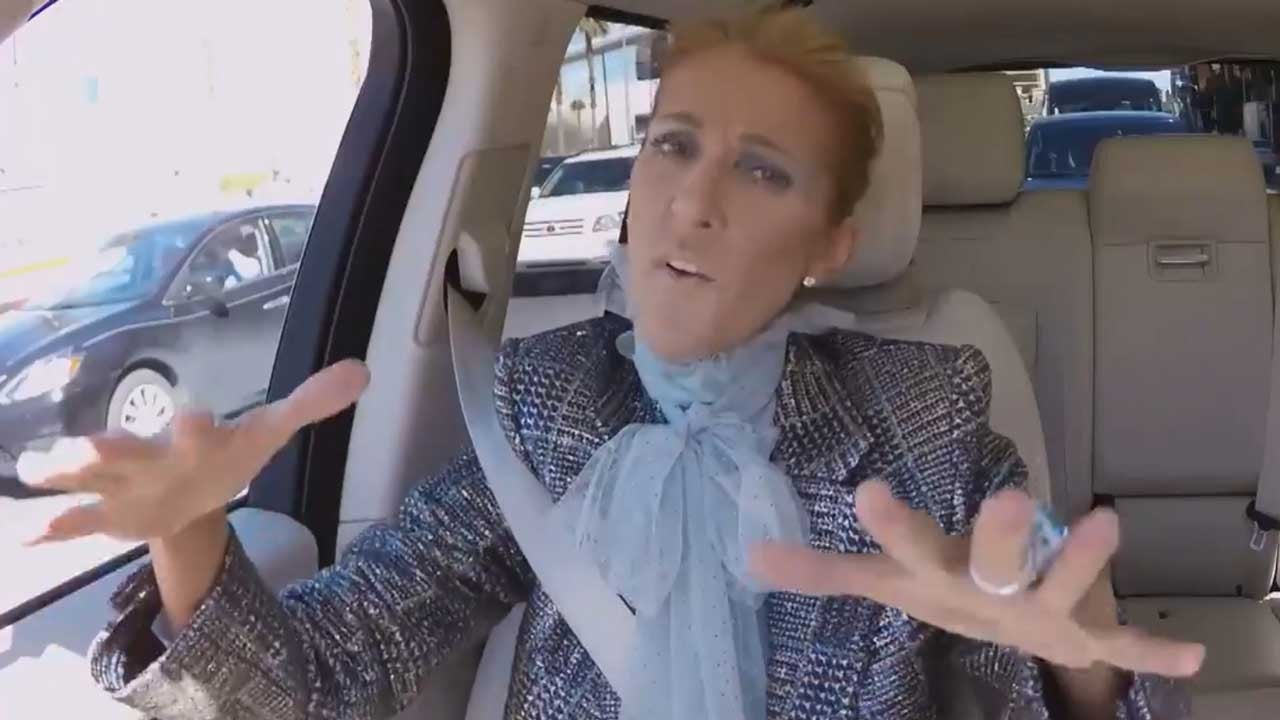 celine dion carpool
