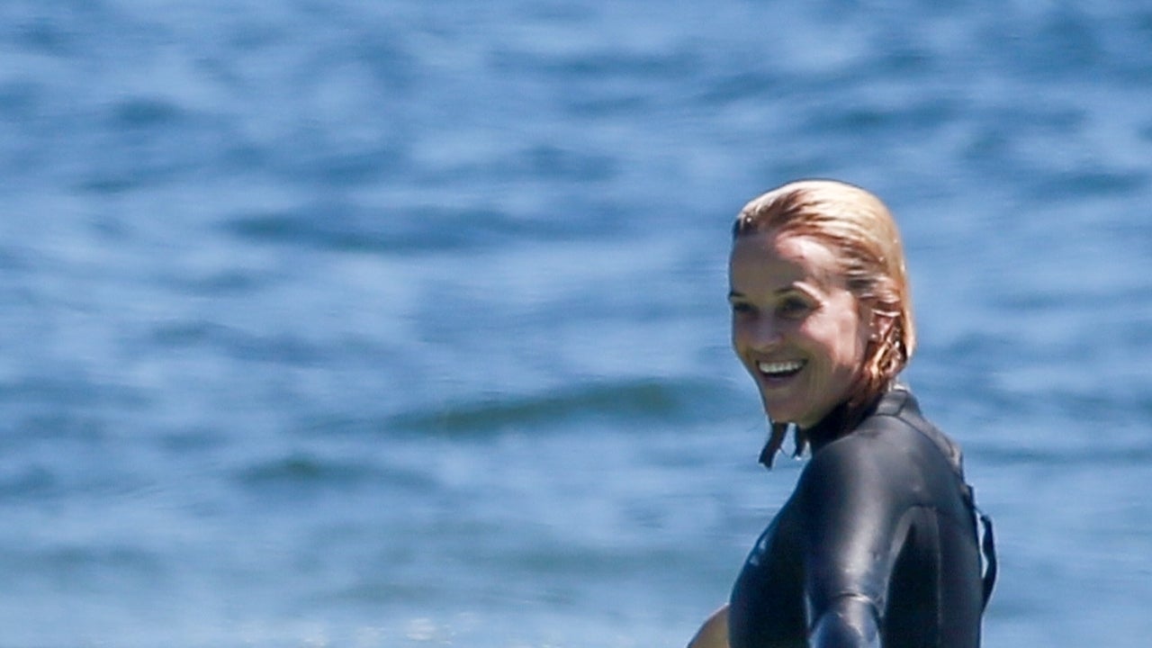 Reese Witherspoon Shows Off Her Surfing Skills During Family Beach Day ...