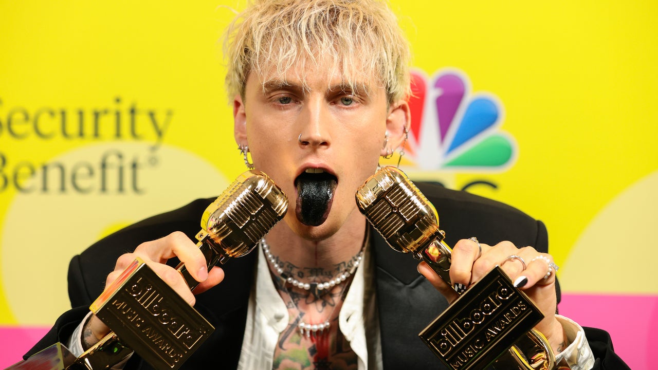 Machine Gun Kelly's Style Team Explains Why He Painted His Tongue Black ...