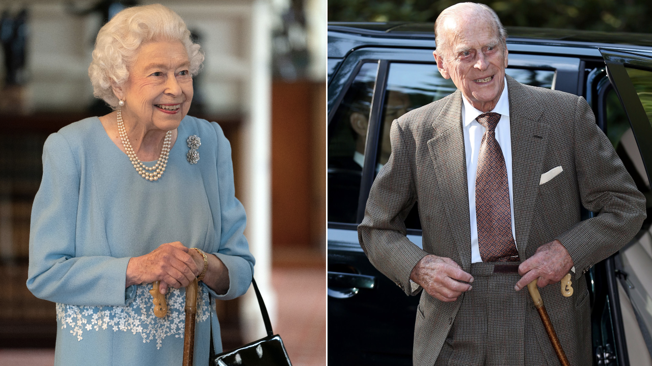 Queen Elizabeth Uses Late Husband Prince Philip's Cane at Official ...