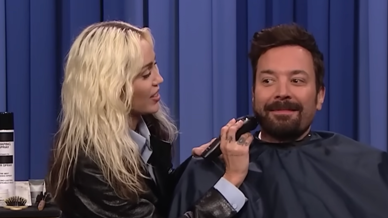 Miley Cyrus Shave Jimmy Fallon's Beard on 'The Tonight Show': 'It's Not ...