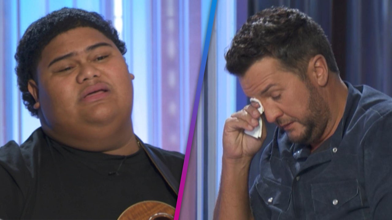'American Idol': Luke Bryan Wipes Away Tears During Singer's Moving ...
