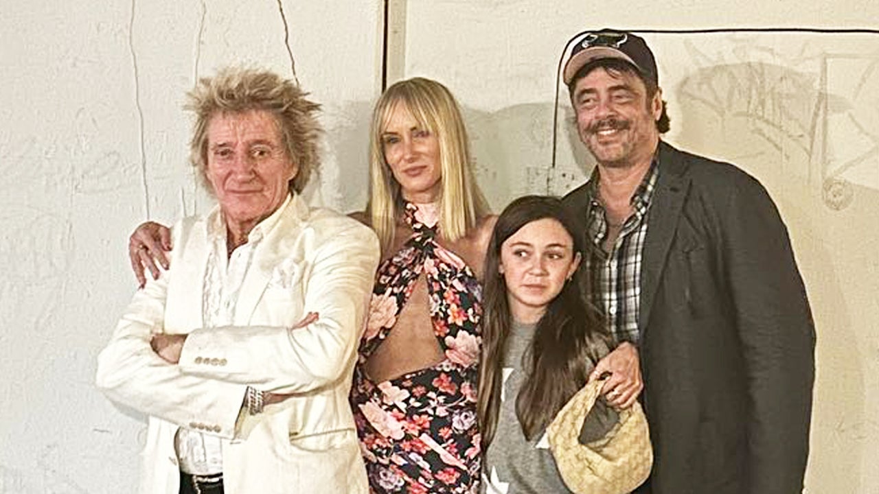 Kimberly Stewart and Benicio del Toro Pose for Rare Photo with Daughter ...