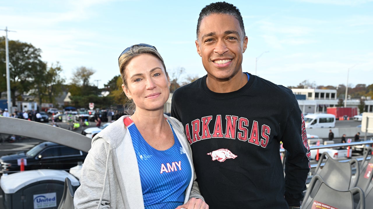 How Amy Robach Inspired T.J. Holmes' Fitness Routine (Exclusive ...