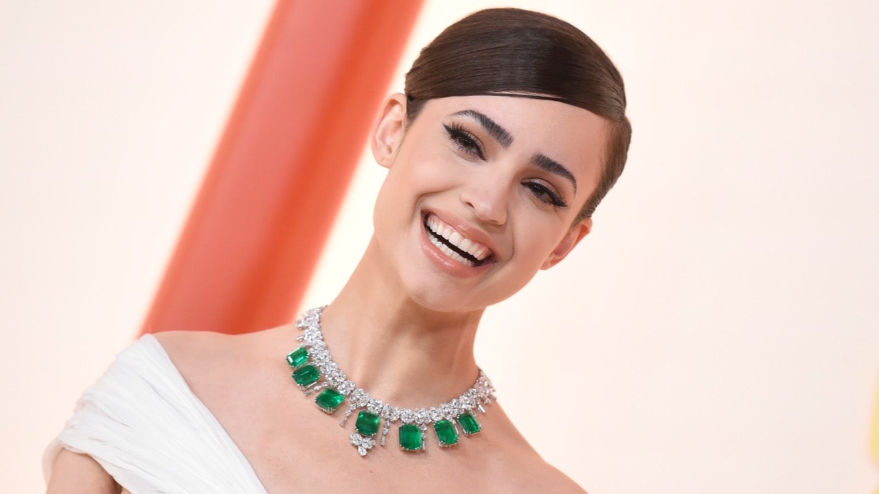 Sofia Carson Is a Modern Princess at the Oscars in White Ballgown and ...