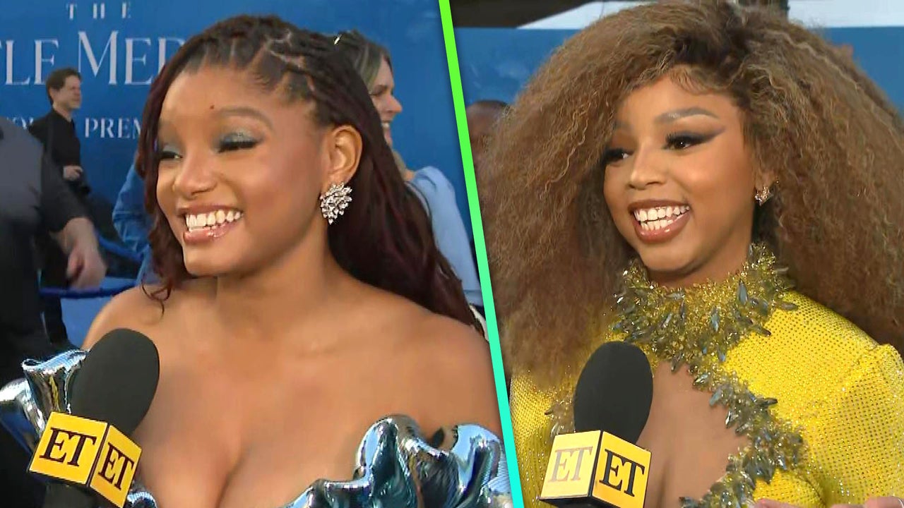 Halle Bailey Gets Emotional With Sister Chlöe at 'The Little Mermaid ...