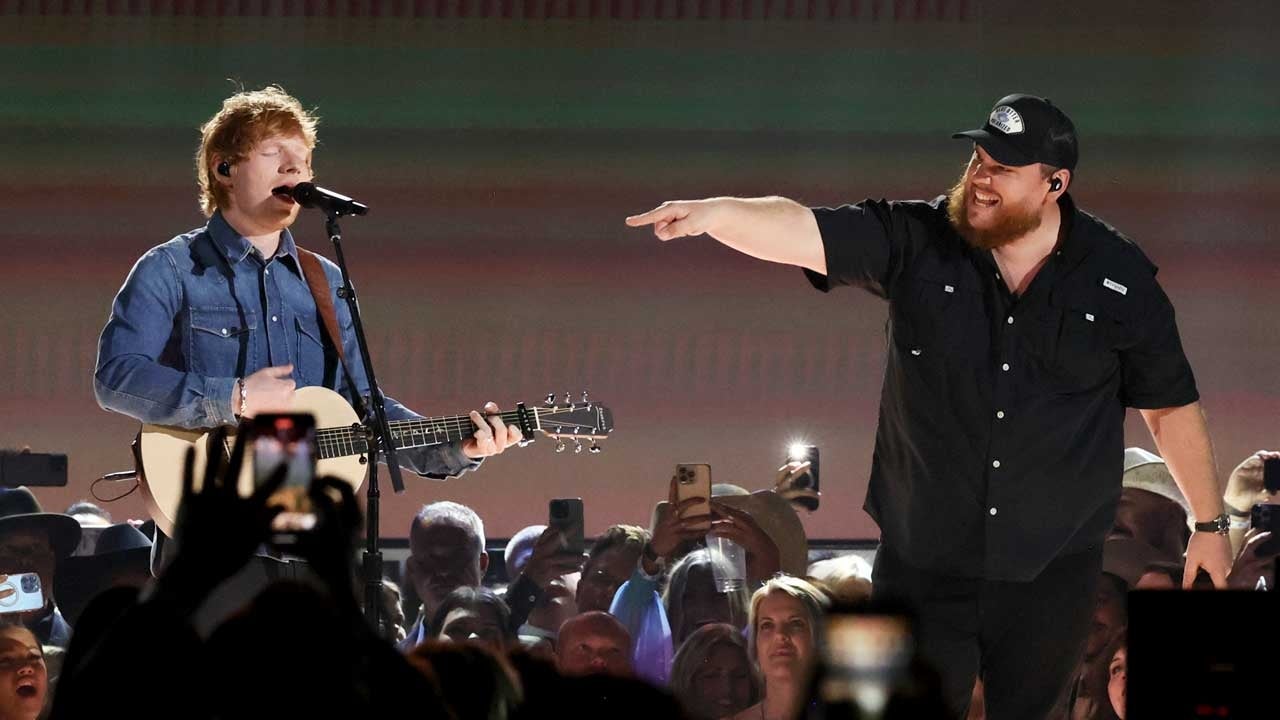 Ed Sheeran Brings Out Luke Combs for Surprise Duet of 'Life Goes On' at ...