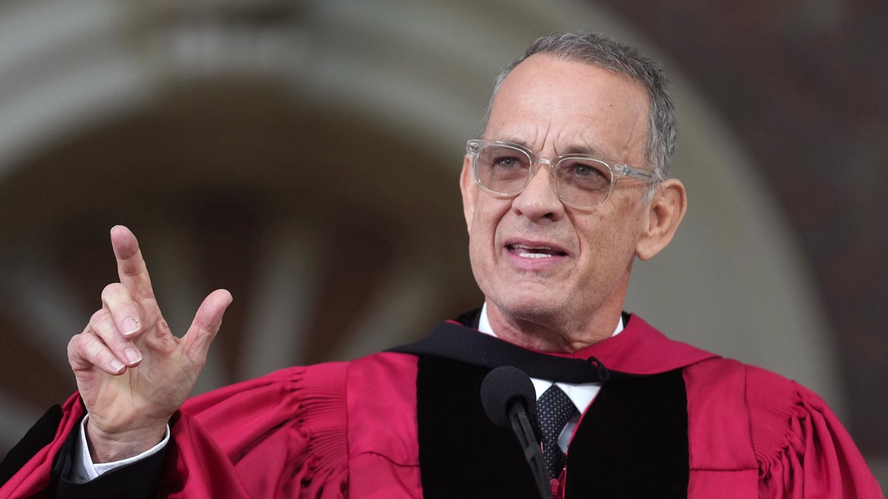 Tom Hanks Delivers Superhero-Themed Commencement Address at Harvard ...