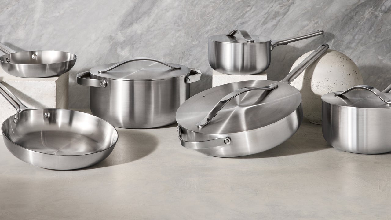 Caraway Introduces New Stainless Steel Collection: The Cookware Set ...