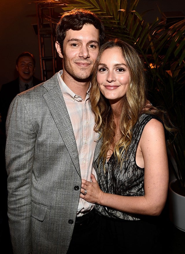 Leighton Meester and Adam Brody Adorably Snuggle Up in Rare Couple Pic ...