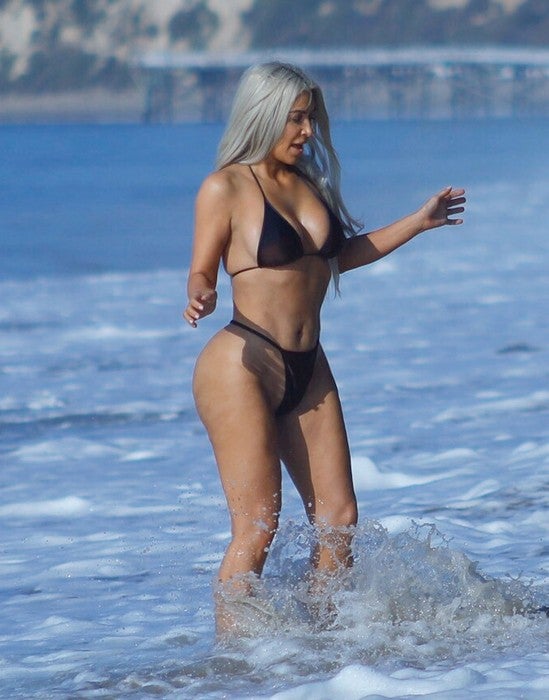 Kim Kardashian Shows Off Fit Bikini Bod While Soaking Up the Sun in Malibu -- See the Pic ...