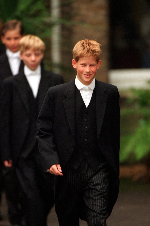 Prince William and Prince Harry in Their Teens: A Look Back ...