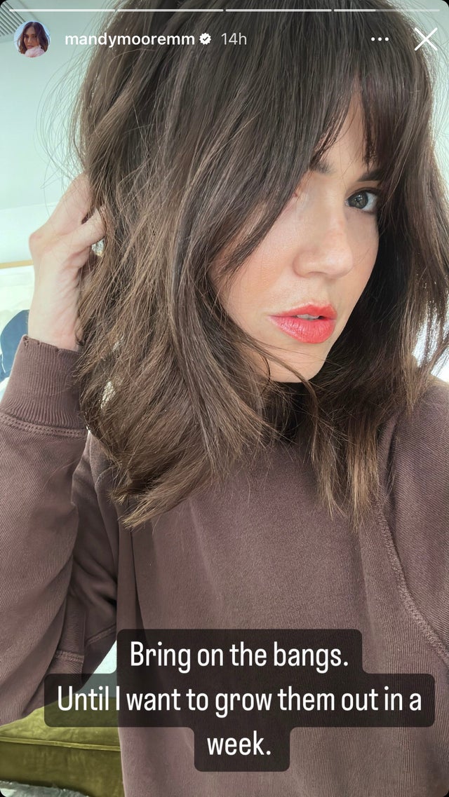 Color De Pelo De Mandy Moore El último Look De Mandy Moore Nos Deja