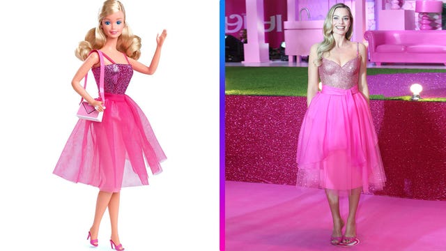 Margot Robbie’s Iconic Barbie Looks: See All The Doll Styles Recreated ...