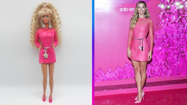 Margot Robbie’s Iconic Barbie Looks: See All The Doll Styles Recreated ...