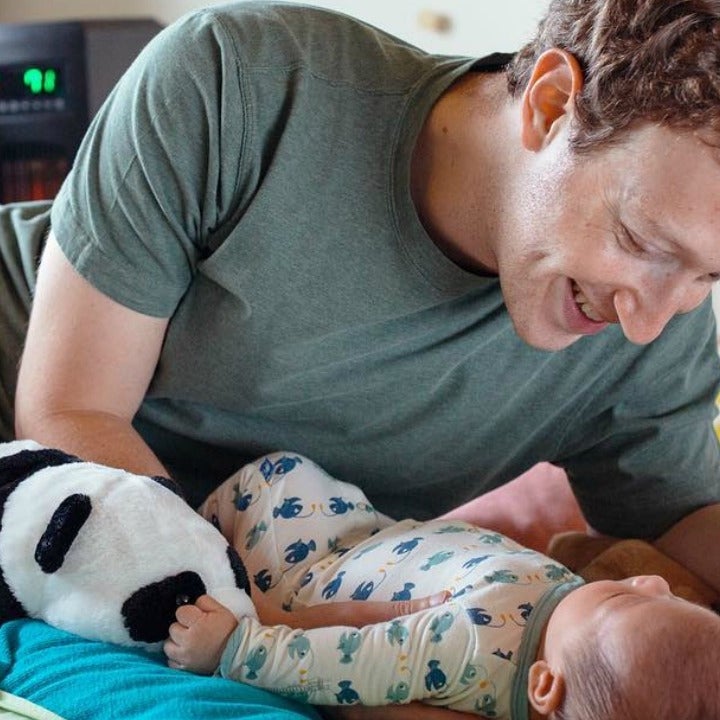 Mark Zuckerberg Snuggles With Newborn Daughter August: 'Baby Cuddles ...