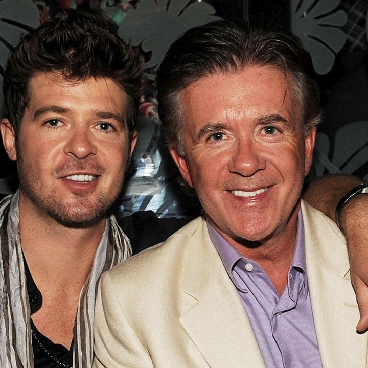 Robin Thicke Shows Gift Fiancée April Love Geary Gave Him That Helps ...