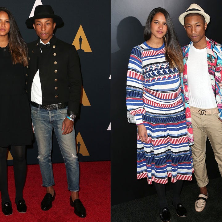 Pharrell Williams Triplets Pharrell Williams And Wife Helen Welcome
