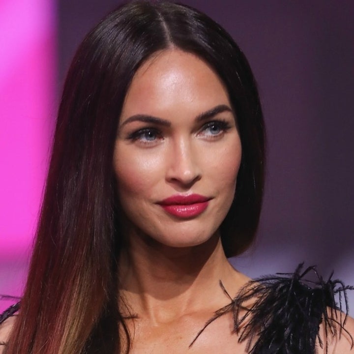 Megan Fox Sparkles in a Gold Sequined Suit -- See Her Stunning Look ...