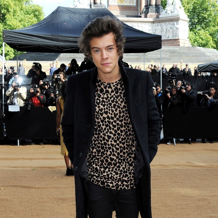 Harry Styles Is the Prince of Fashion in This Purple Metallic Suit at ...