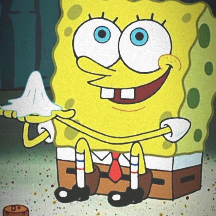 Spongebob Chip Penny Used Napkin