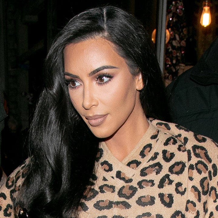 Kim Kardashian Continues Her Leopard-Print Catsuit Streak In Revealing ...