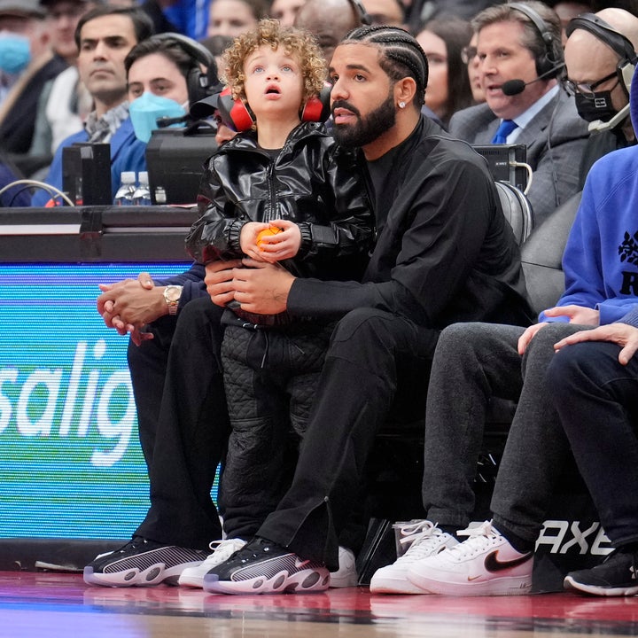Drake and Son Adonis Are Too Cute at Latest Basketball Outing ...